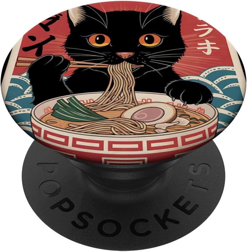Amazon.com: Ramen Noodles Sushi Avocado Kawaii Funny Cute PopSockets ...
