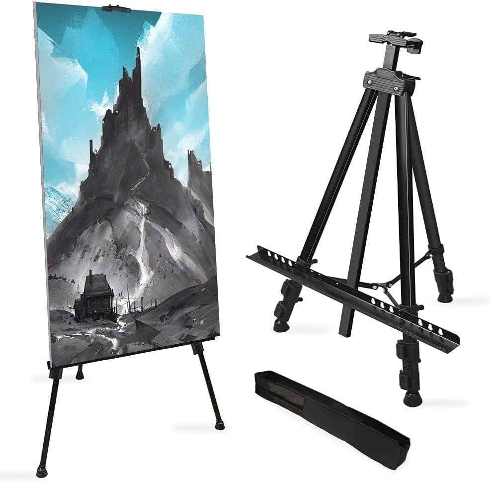 Amazon.com: Easels for Painting Canvas, Aredy 66" Art Easel for Drawing ...