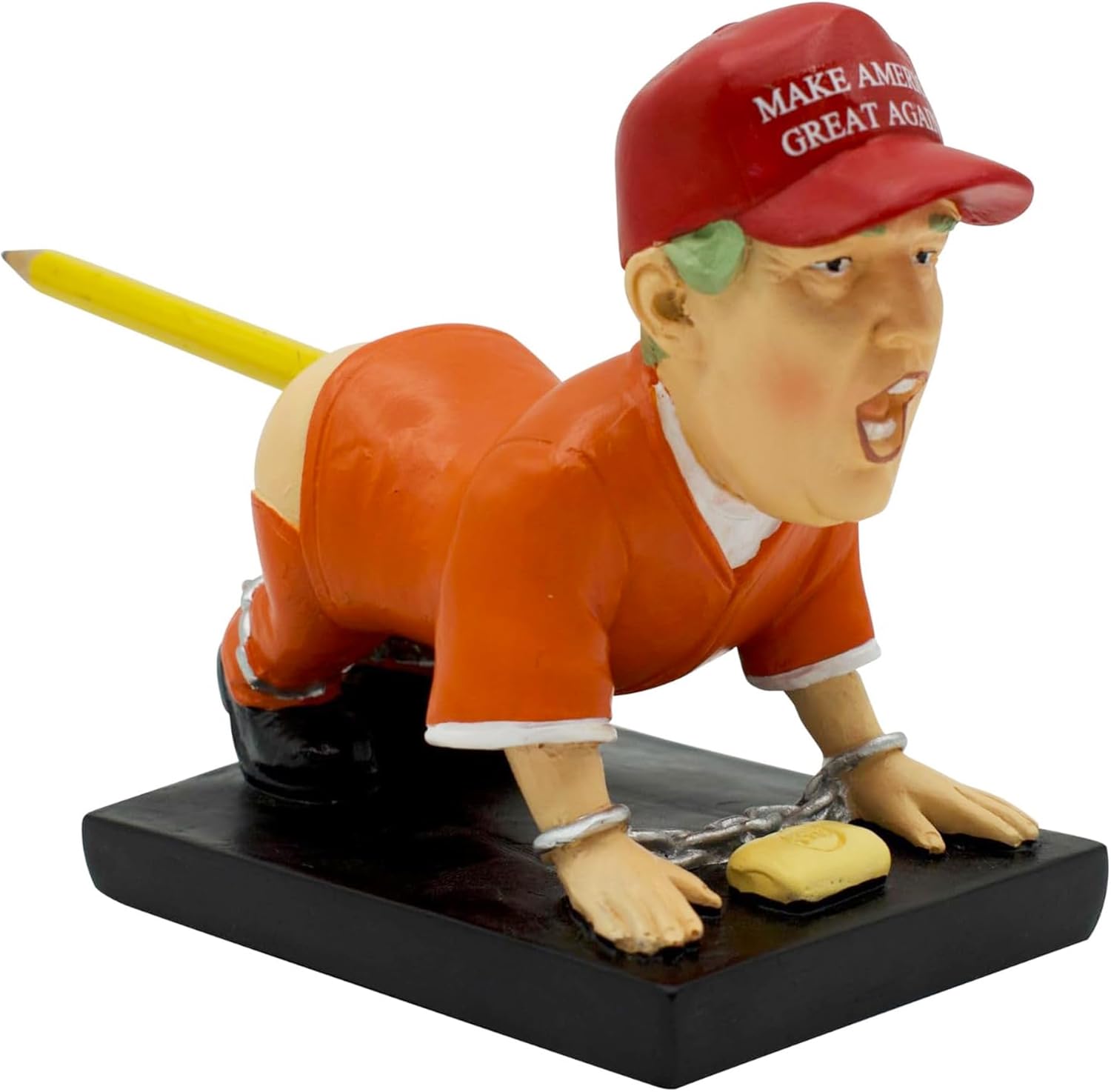 Amazon.com: Political Satire Donald Trump Pen Holder - Donald Trump ...