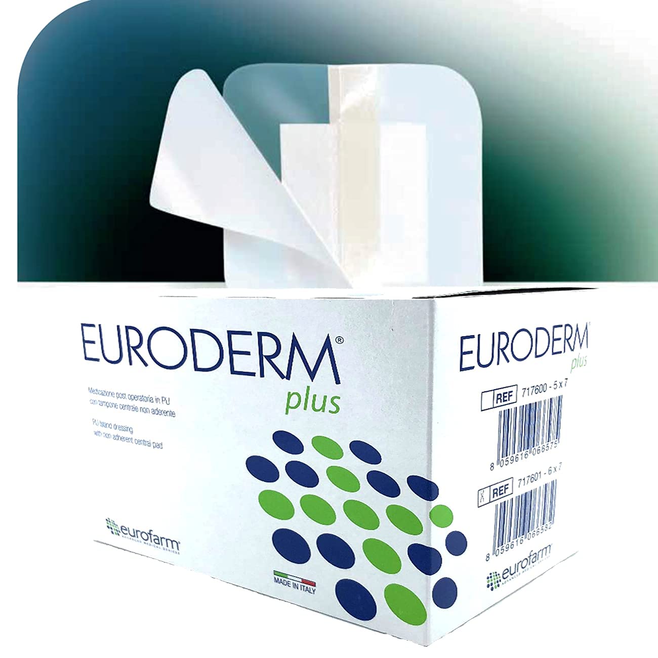 Amazon.com: EURODERM Plus 2 3/8 x 3 1/2 Inches, Clear Polyurethane ...