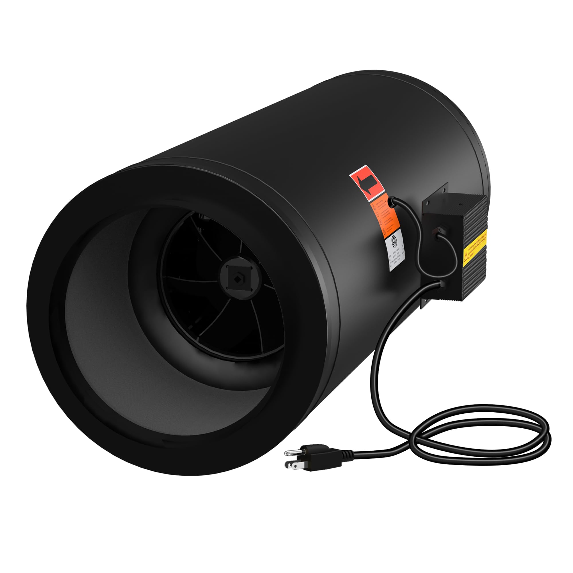 Amazon.com: 12 Inch Inline Duct Fan Built with Silencer - Ventilation ...