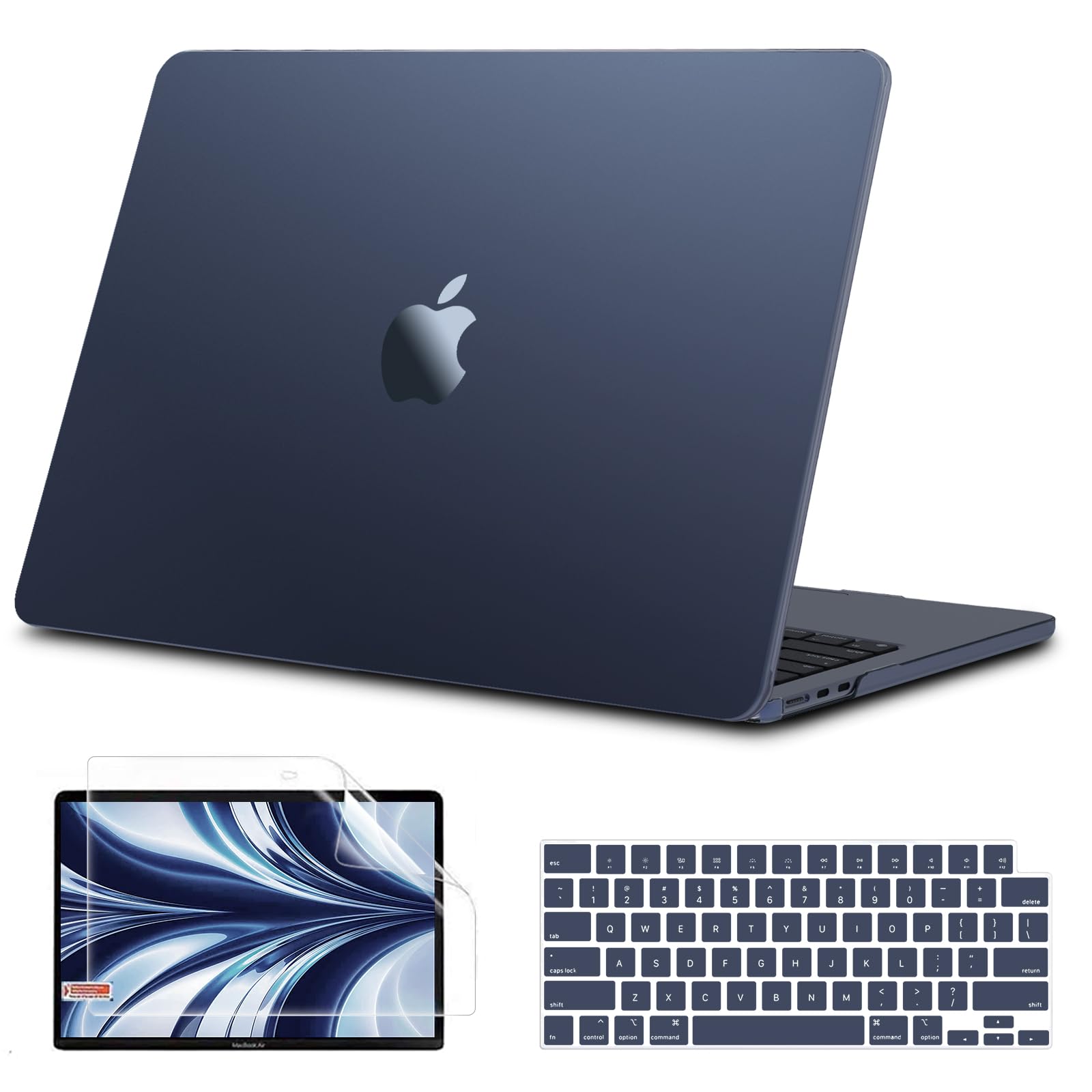 Amazon.com: B BELK Compatible with MacBook Air 13 inch Case 2025 2024 ...