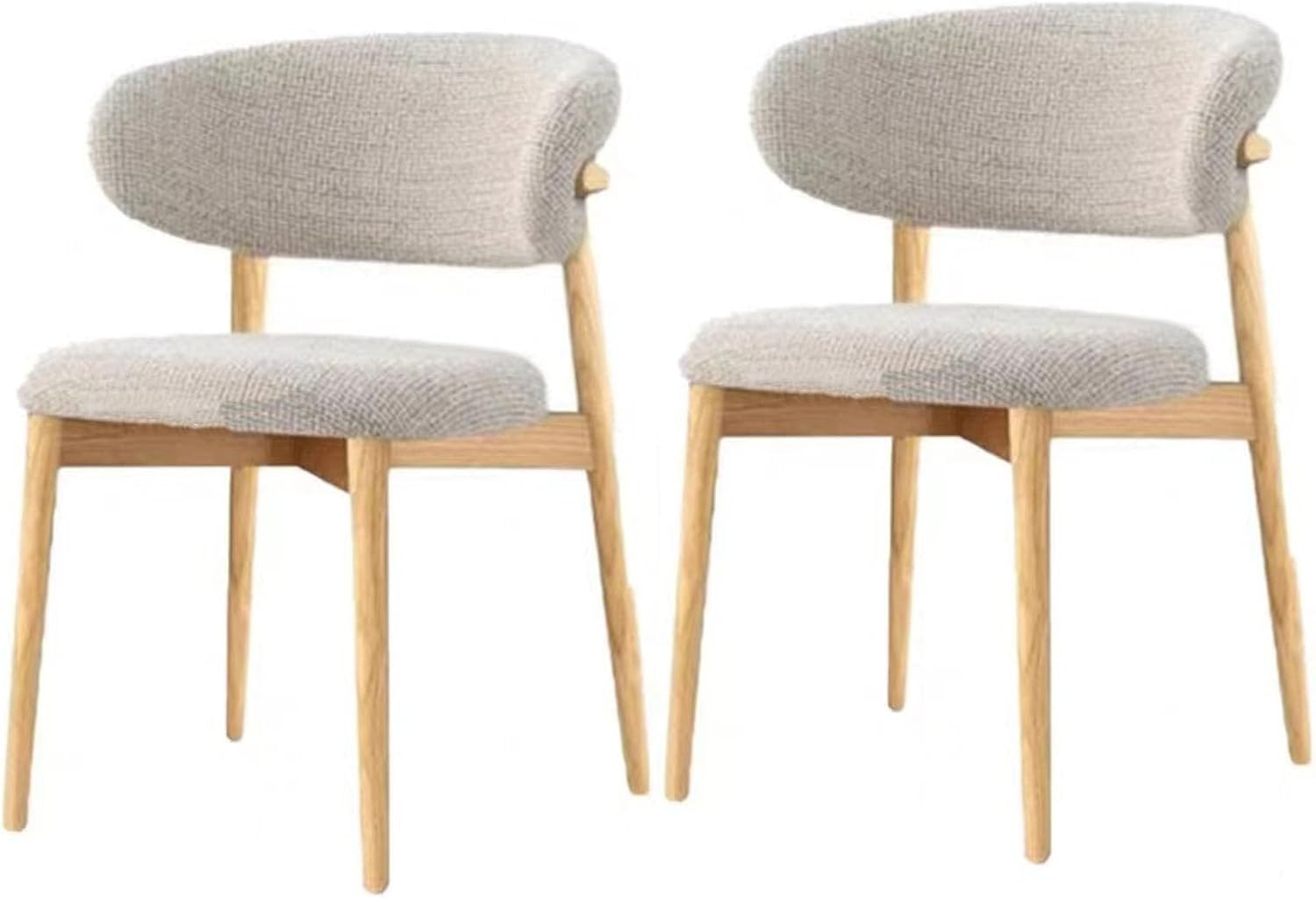 Amazon.com - Mid Century Modern Walnut Dining Chairs - Set of 2, Wood ...