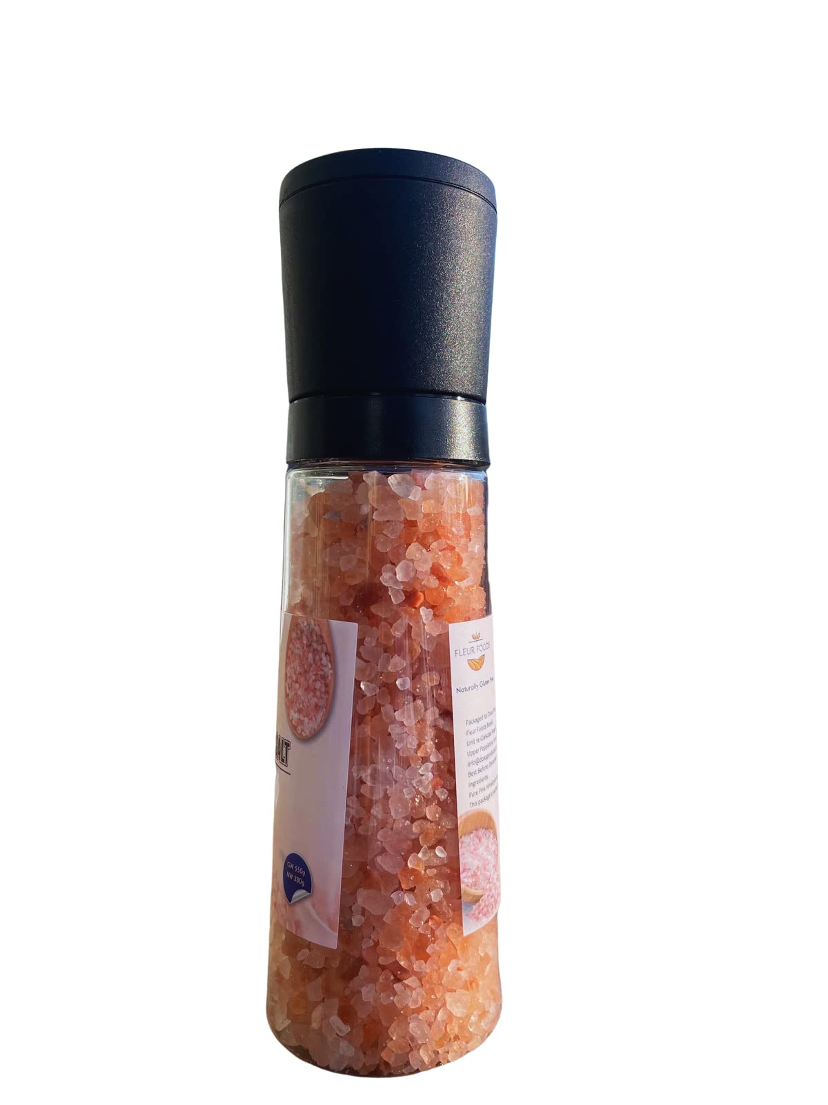 Fleur Foods Himalayan Pink Salt Giant Spice Grinder - 380g/13.40oz ...