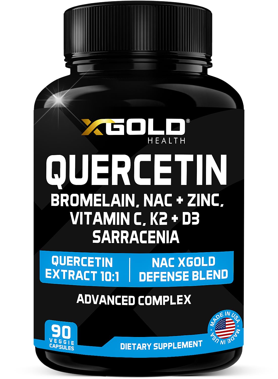 X Gold Health Quercetin Complex | XGold Defense Blend: Suporte ...