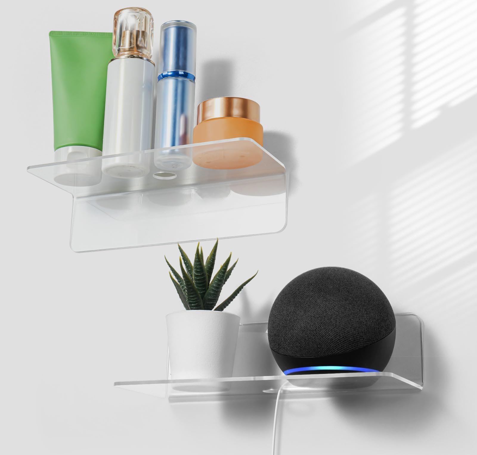 Amazon.com: Wall Mounted Small Floating Shelf Stick On Wall Shelves for ...