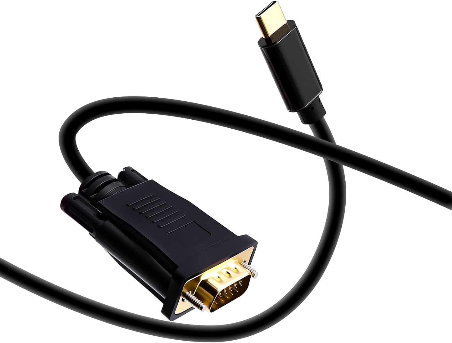 Duttek USB C to VGA Cable, USB Type-C to VGA Cable, 1080P USB C Male to ...