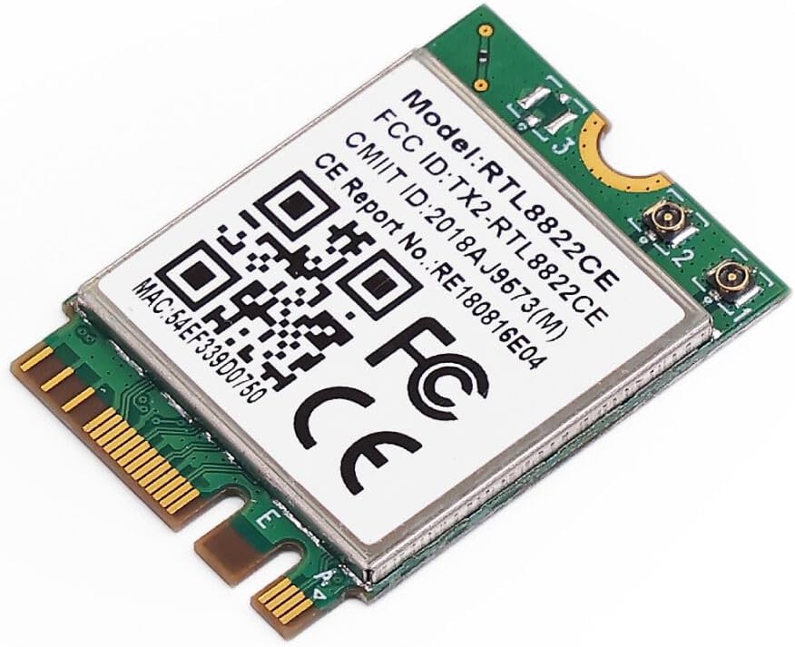 Amazon.com: RTL8822CE Wireless NIC, 2.4G/5GHz Dual-Band WiFi 5 ...