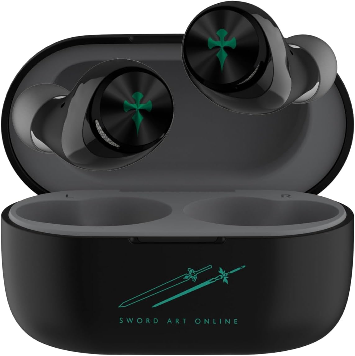 Amazon.com: AVIOT Sword Art Online Anime Wireless Earbuds TE-D01v-SOB ...