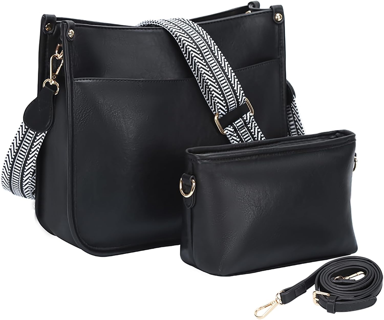 Cottoncode Crossbody Bags for Women, Trendy 2PCS Hobo Handbags Set ...