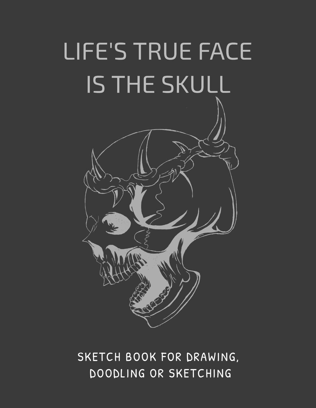 Buy Skull Large Sketch Book for Drawing, Doodling or Sketching.: 110 ...