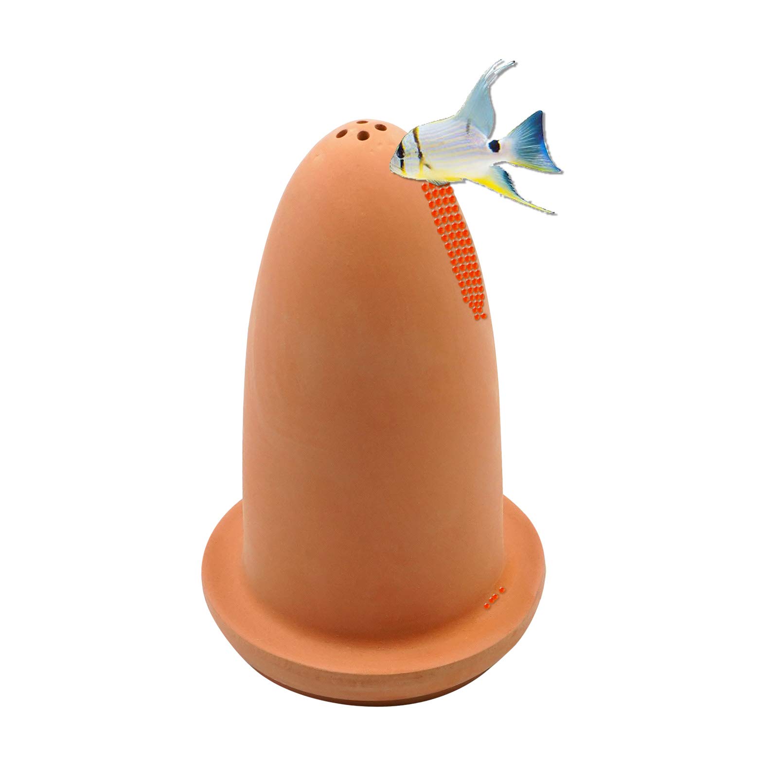 7 Inches Fish Breeding Cone Cave Spawning Slates Ceramic Spawning ...