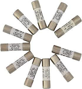 Amazon.com: 20 Pcs 1A~32A 1000V Fusible 10A15A 10 * 38MM PV Solar Fuse ...