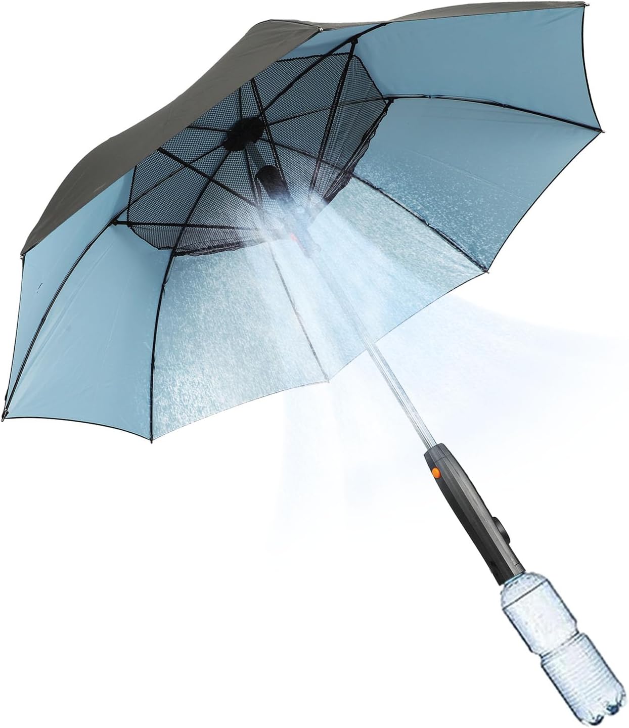 Amazon.com: Vikye 3 in 1 Umbrella Fan,UV Blocking Umbrella with Fan and ...