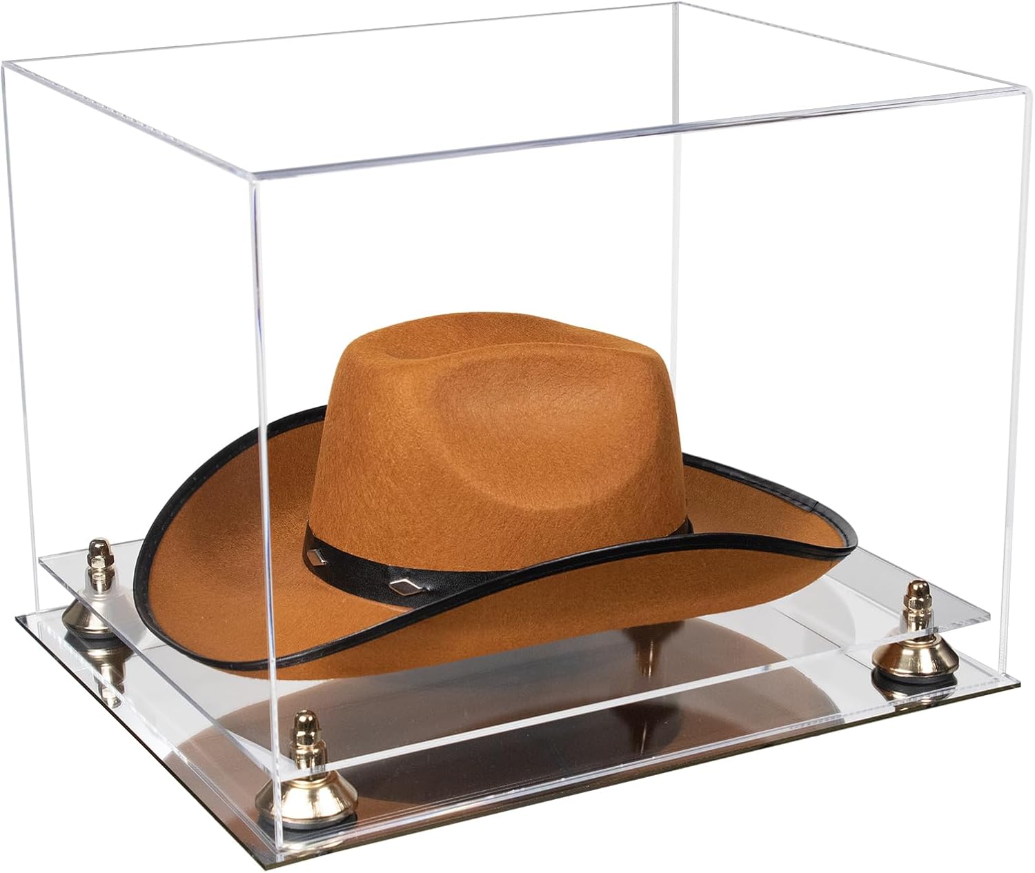 Amazon.com: Better Display Cases Acrylic Cowboy Hat Display Case with ...