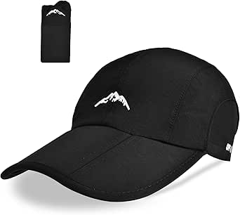 AUYAO Collapsible Baseball Cap, UPF40+ Folding Running Man Hat, Water ...