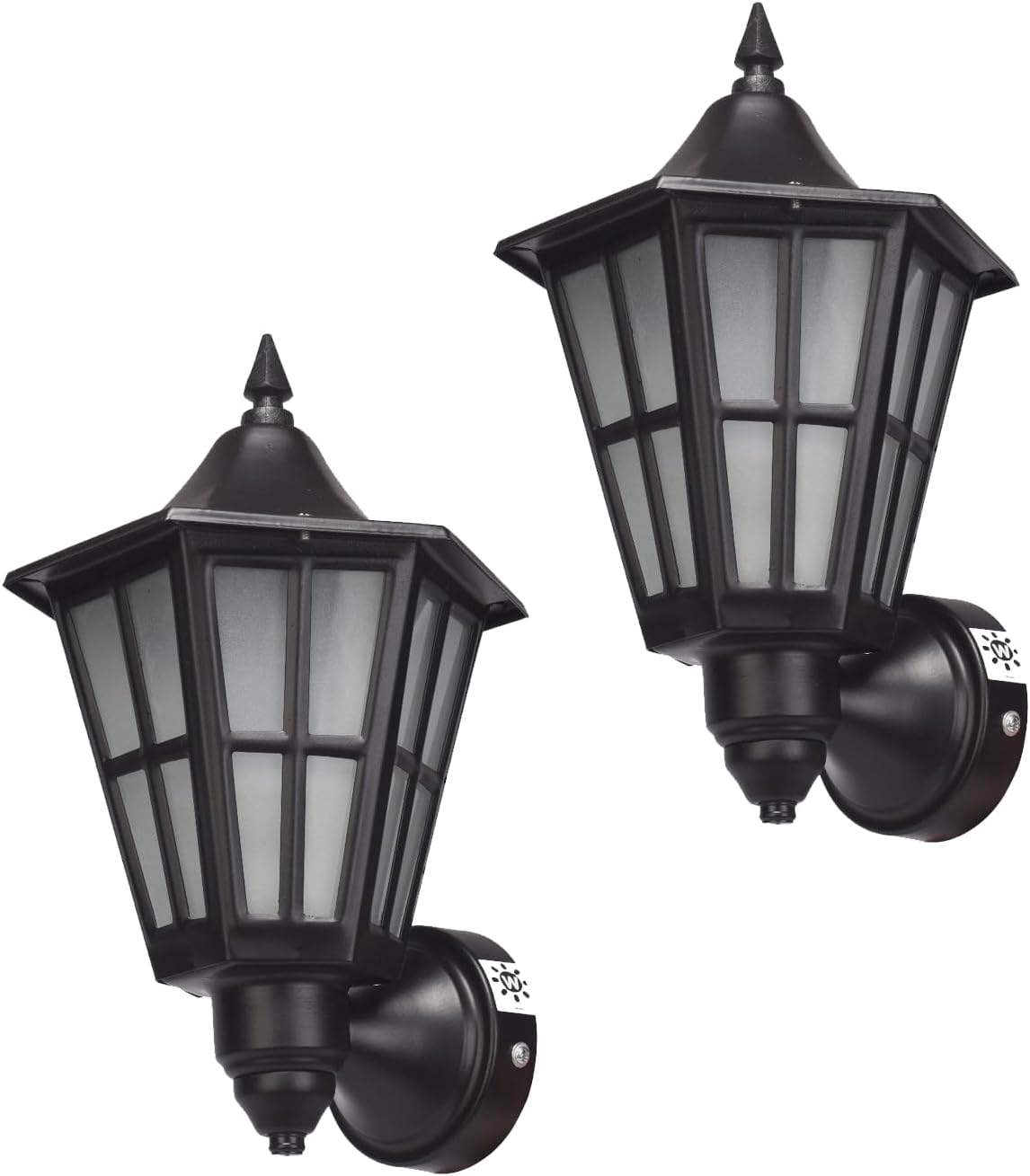 HOMELEON Hurricane Wall Light with Frosted Glass, Wall Sconces Lights ...