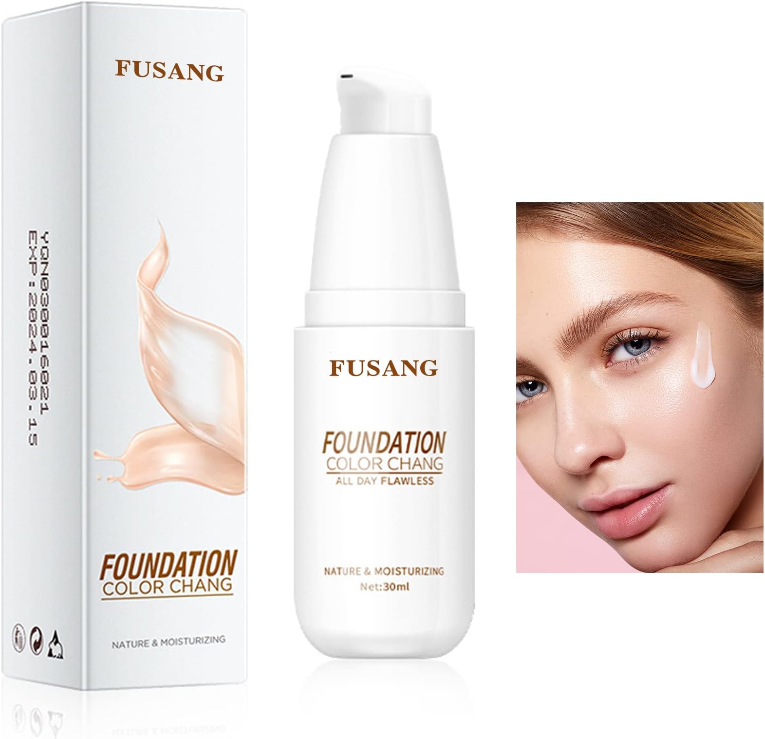 Amazon.com : Color Changing Foundation,All-Day Flawless Colour Changing ...