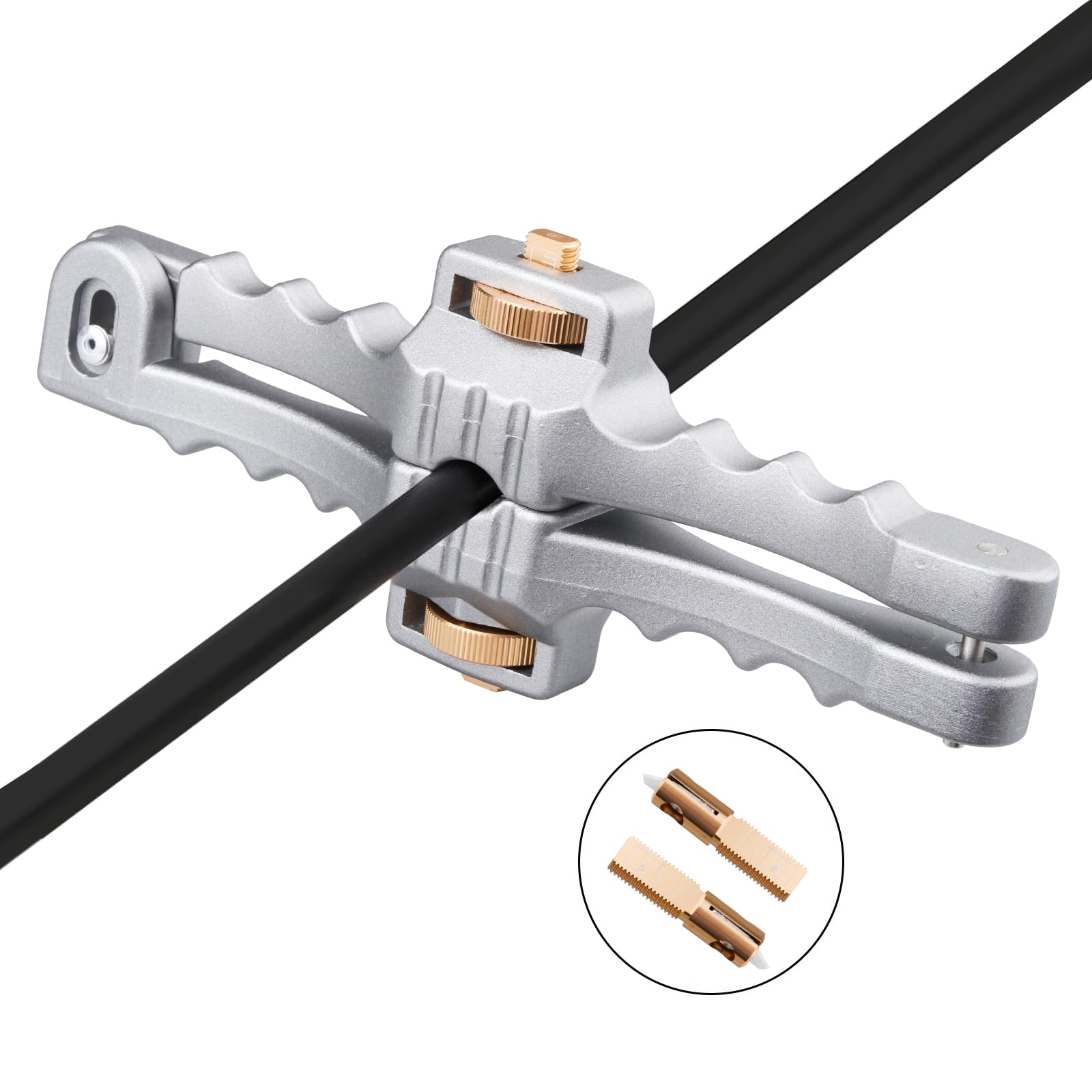 Buy FTTH Armoured Fiber Optic Cable Stripper Armored Cable Longitudinal ...