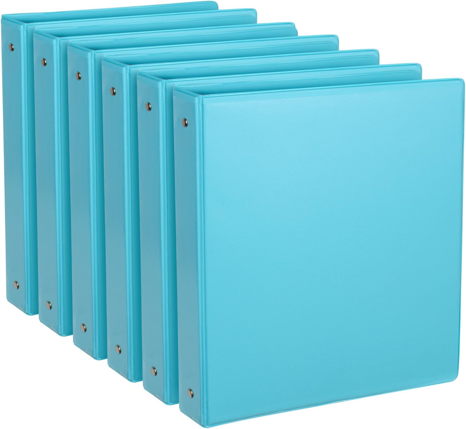 Amazon.com : CIXILDTS 6-Pack 1-Inch Binder, Standard 3 Ring Binder Fit ...
