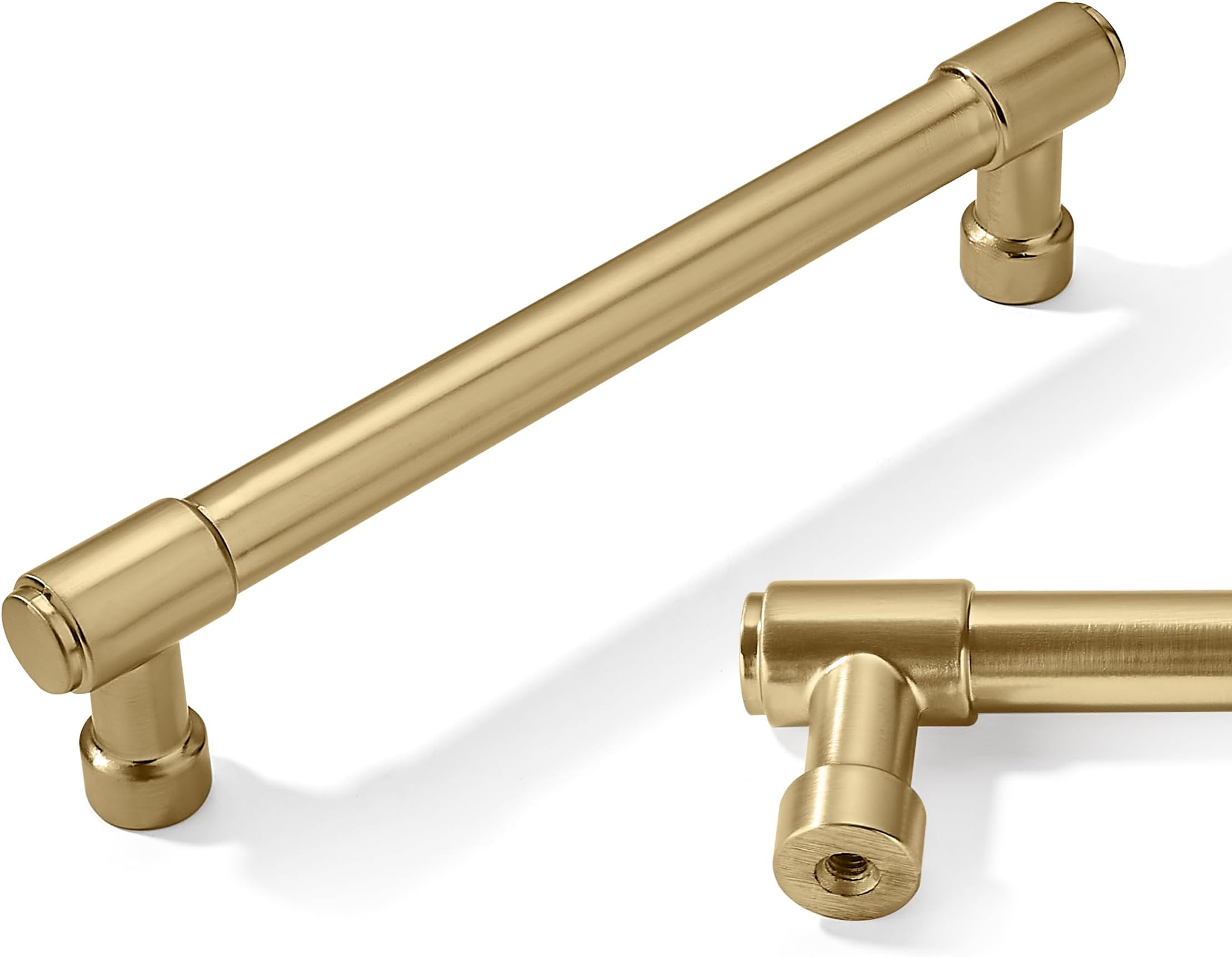 Emtek 86161 Trail Pull Satin Brass (3" Center-to-Center) - Amazon.com