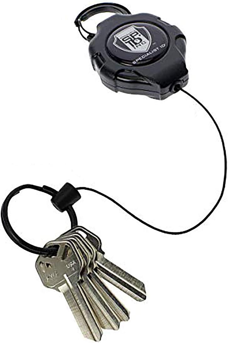 Amazon.com : Heavy Duty Retractable Ratchit Keychain Tether Reel for ...