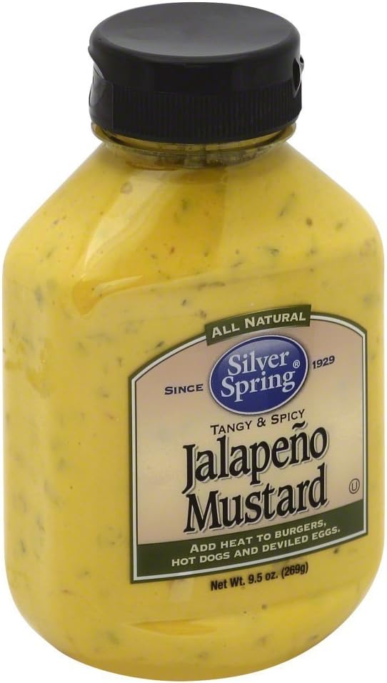 Amazon.com : Silver Springs Mustard Jalapeno (Pack of 2) : Dijon ...
