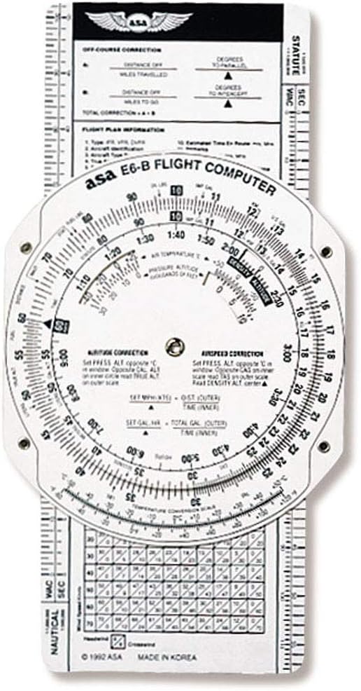 Amazon.com: ASA E6B Paper Flight Computer : Electronics