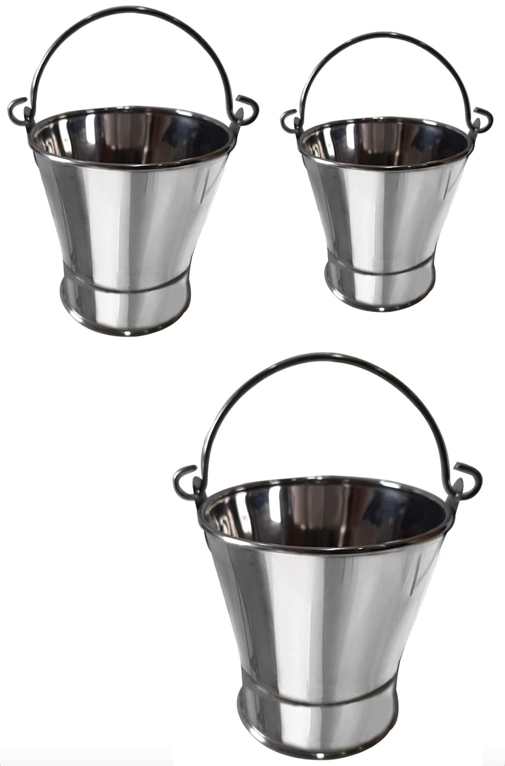 SinSya Stainless Steel Serving Baby Small Bucket, for Serving Sambar ...