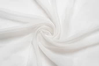 Amazon.com: Ivory Chiffon Fabric by The Yard 59" Wide, 4 Yards Continuous