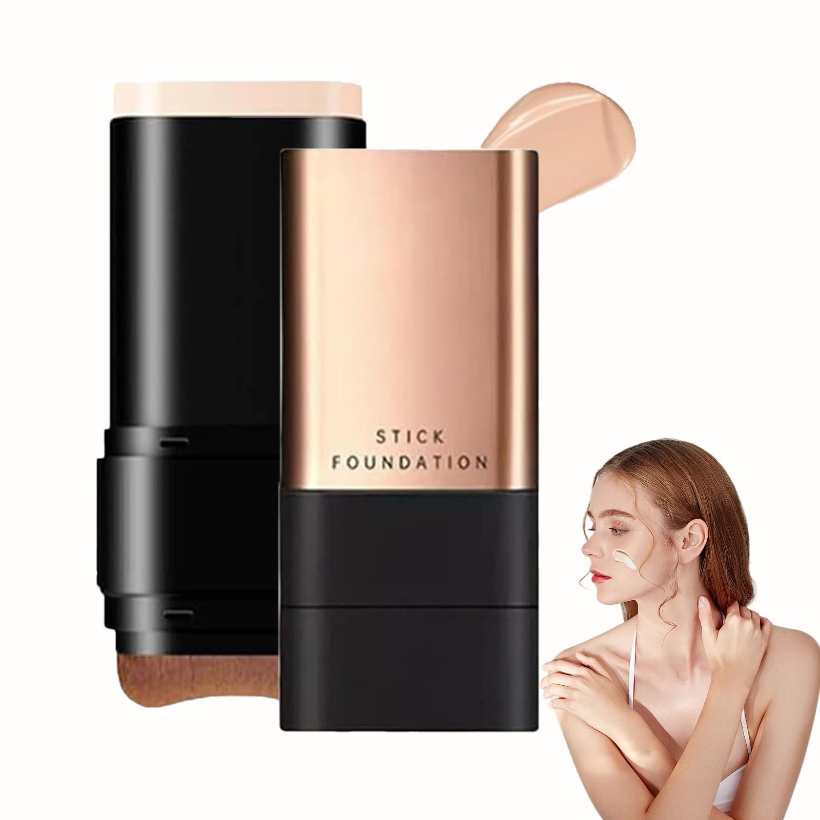 Amazon.com : 2 in 1 Anti-Wrinkle Foundation Stick,2 in 1-Foundation ...