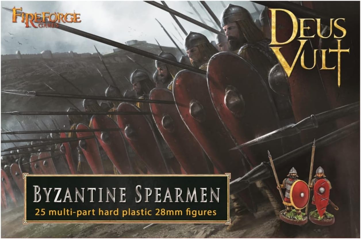 Amazon.com: FIREFORGE GAMES 28mm Byzantine Spearmen (25) Historical ...