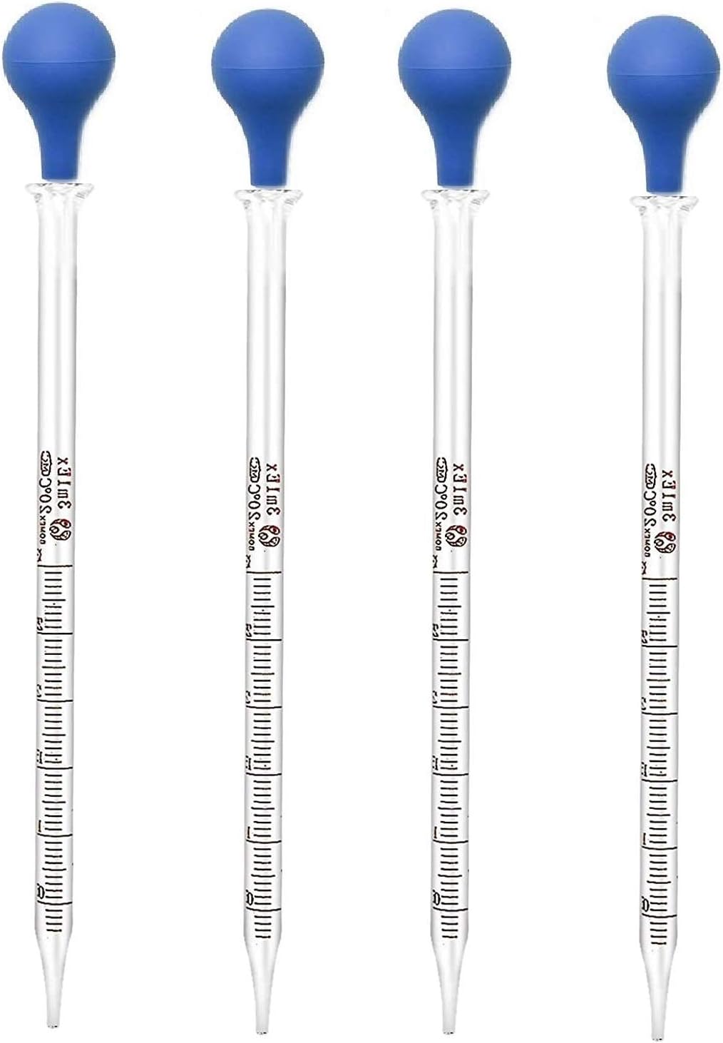 Amazon.com: HIBATUL INC (2 Pack) Glass Graduated Medicine Dropper ...