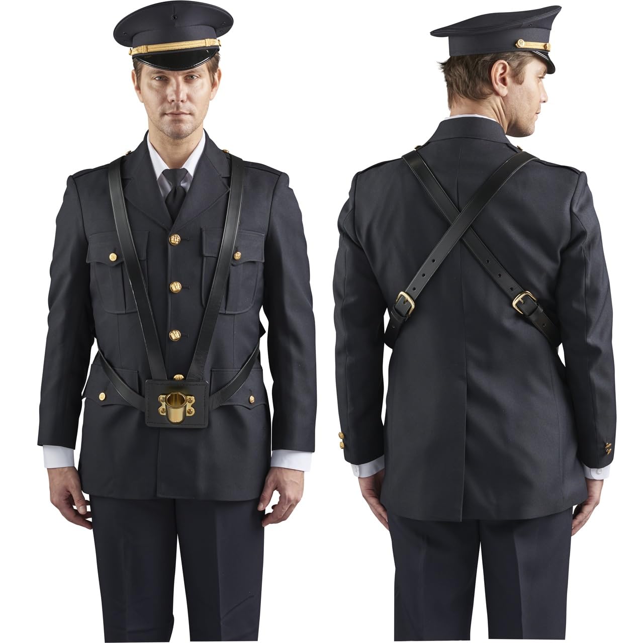 Snapklik.com : Double Strap Honor Guard Parade Flag Carrier Sling ...