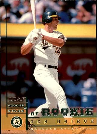 Amazon.com: 1998 Leaf Rookies and Stars Baseball Card #201 Ben Grieve ...