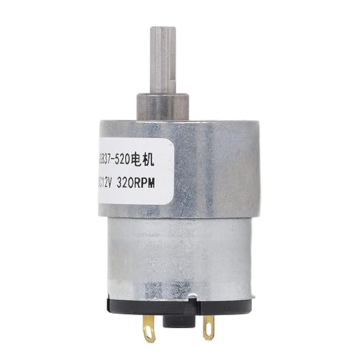 Gear Motor, Good Bearing DC 12V Reduction Geared Motor Heavy Duty Hall ...