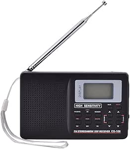 FM/AM/SW/LW/TV Sound Full Band Receiver Receiving Radio Alarm Clock : Amazon.ca: Electronics