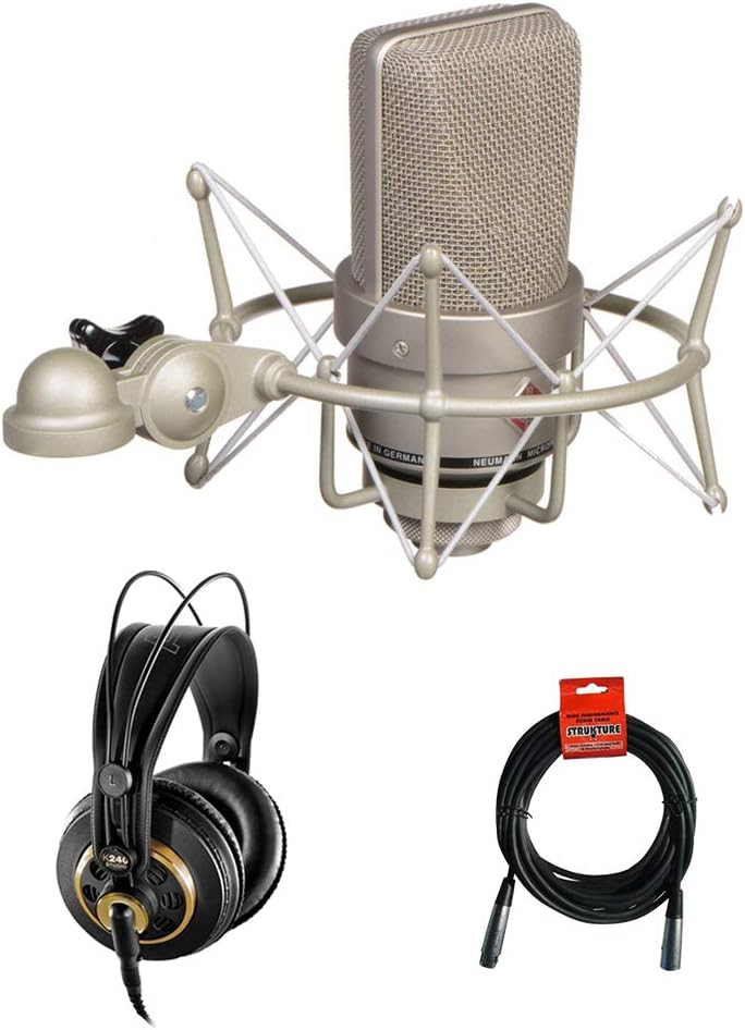 Amazon.com: Neumann TLM 103 Large Diaphragm Condenser Microphone (Nickel) With Suspension ...