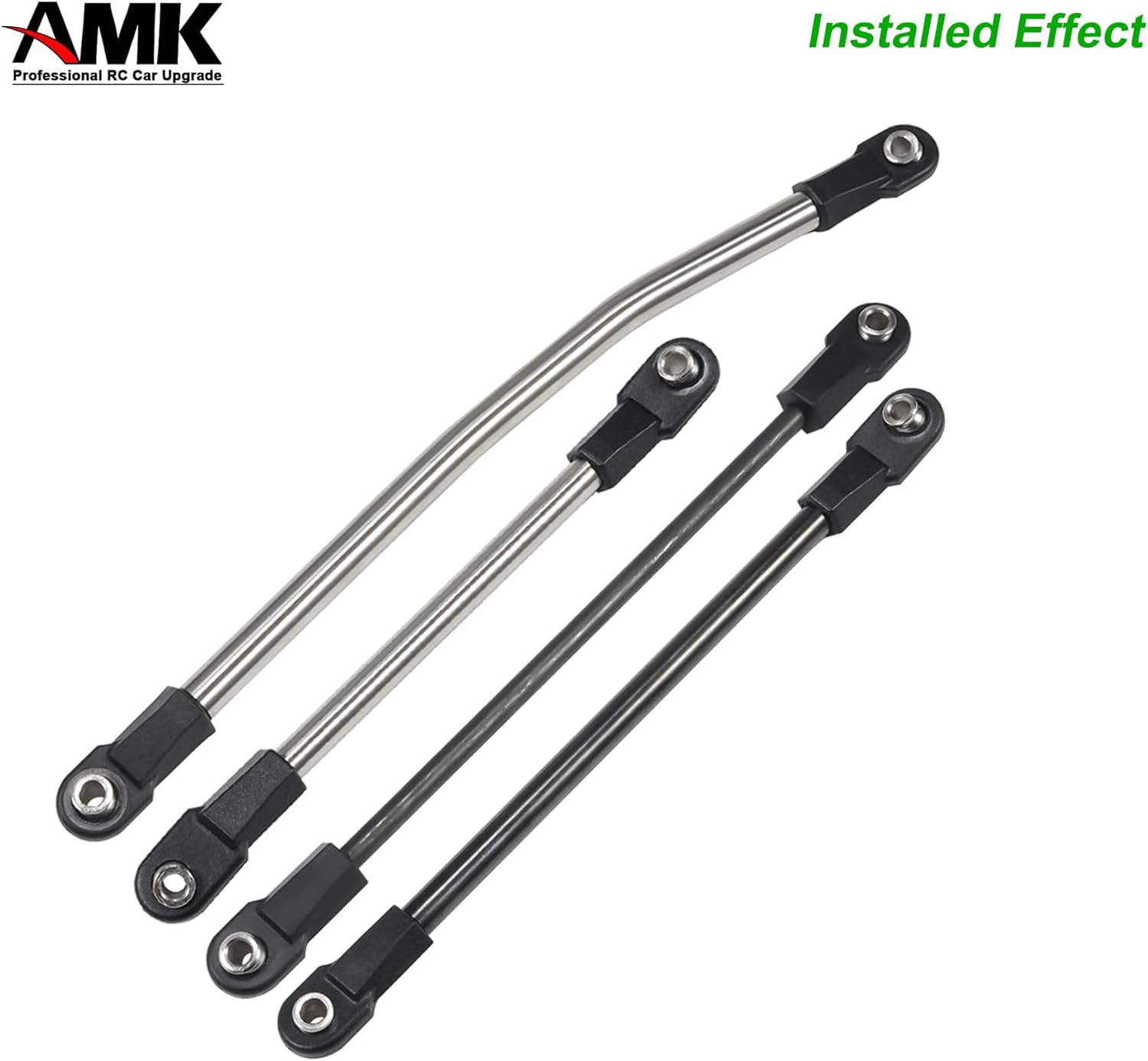 AMK SCX10 M4 RC – Extremos de barra de acoplamiento de 0.157 pulgadas ...