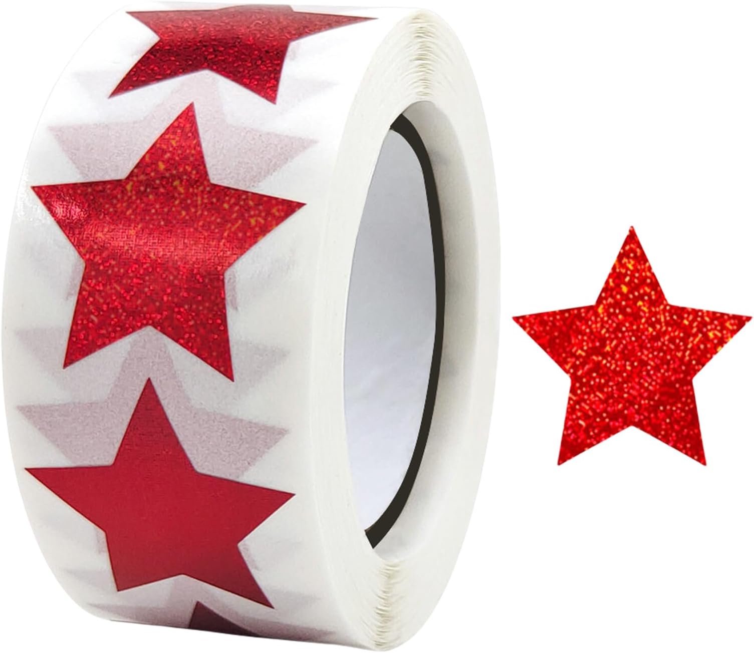 Amazon.com: MOZEAT LENS 5 Sheets Glitter Gold Star Stickers Self ...