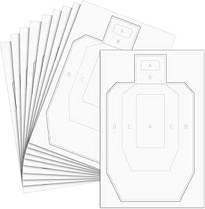 Amazon.com: Colarr 50 Sheets Paper Shooting Targets 11 x 16.5 Inches ...