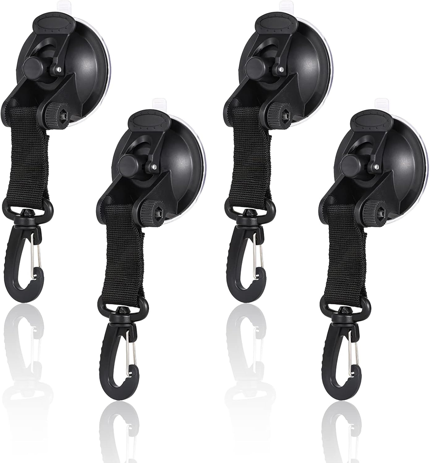 4 Stuks Zuignap Anker, Zuignappen, met Bevestigende Haak Tie Omlaag ...