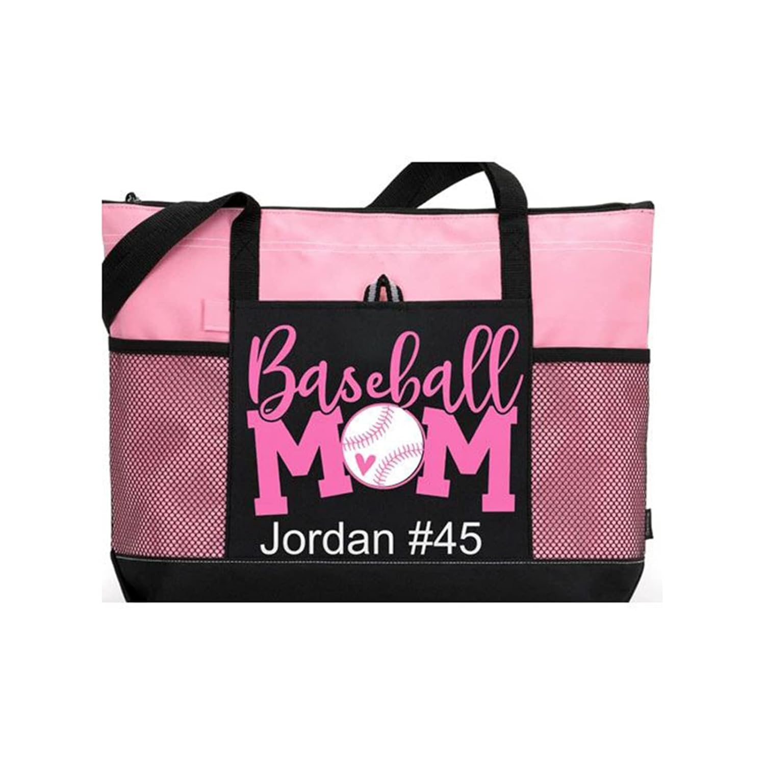 Amazon.com: Personalized Baseball Bag for Mom, Custom Baseball Mom Tote ...