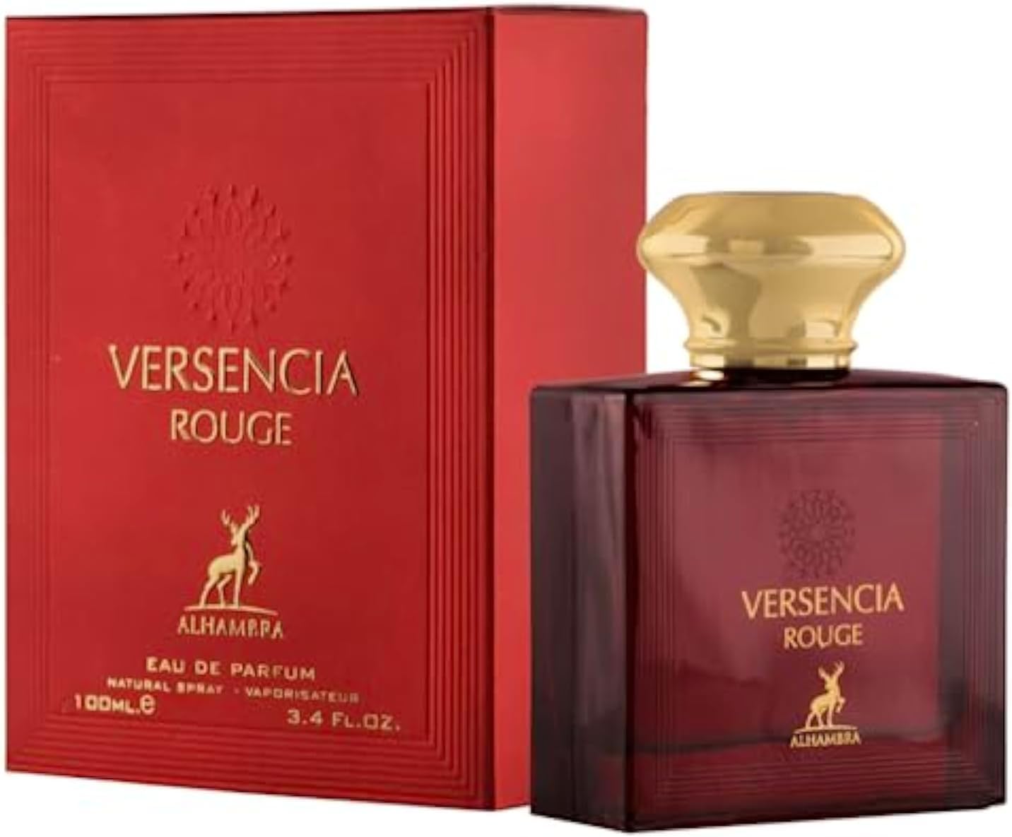 Amazon.com: Maison Alhambra Opulence Leather for Men Eau de Parfum ...