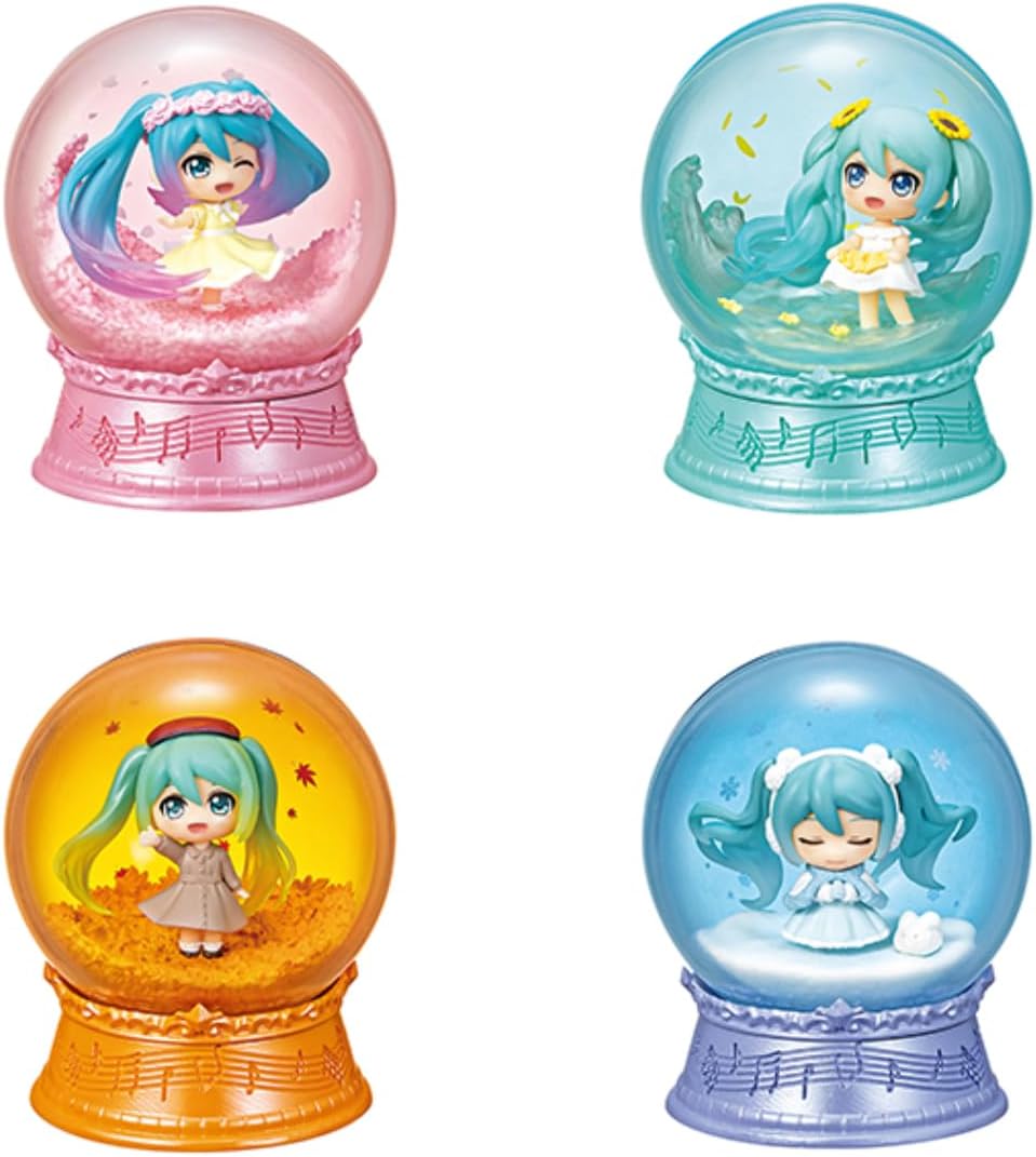 Amazon.com: Hatsune Miku Scenery Domes Snowball Assortment (4) : Video ...