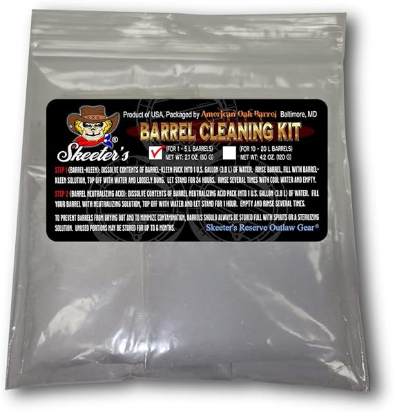 Amazon.com: Barrel Care Essentials - American Oak Barrel Maintenance ...