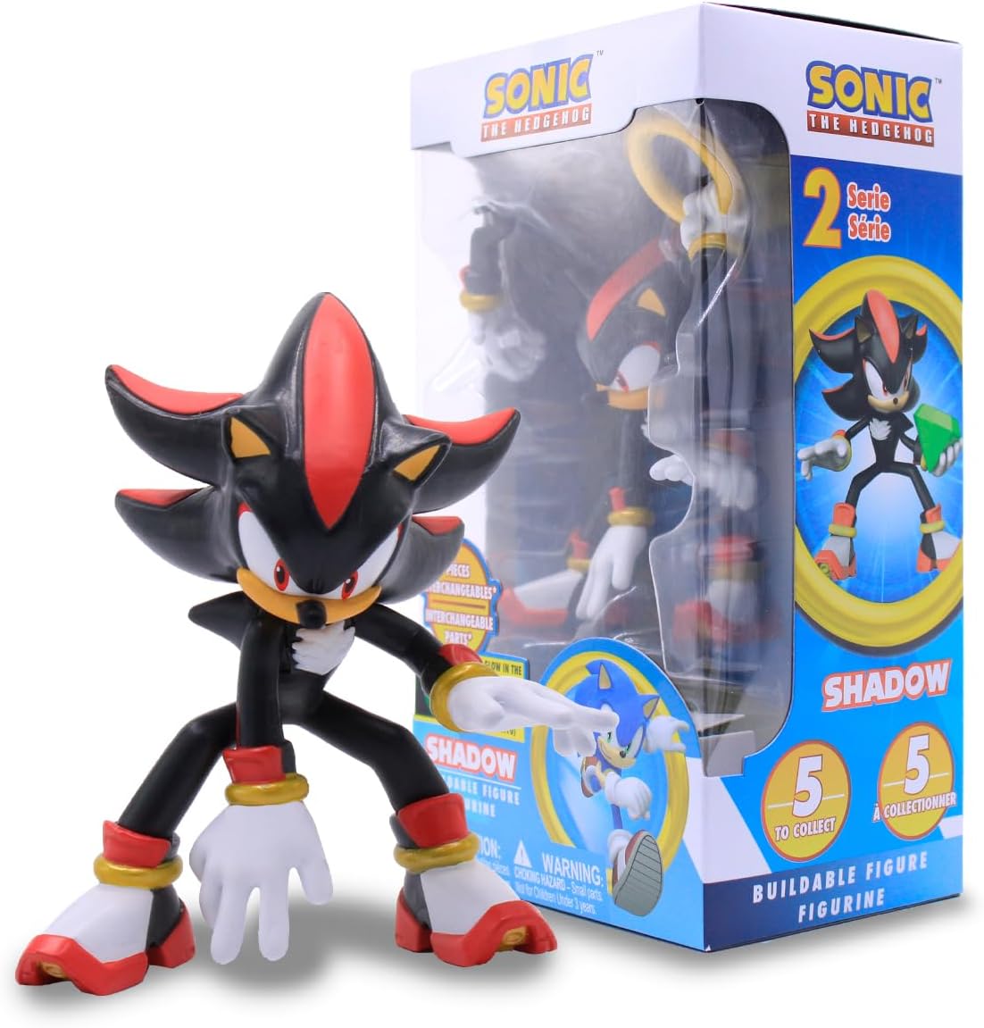 Amazon.com: Just Toys LLC — Buildable Sonic The Hedgehog [Shadow ...
