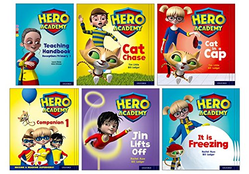 Hero Academy: Oxford Levels 1-3, Lilac-Yellow Book Bands Easy Buy Pack ...