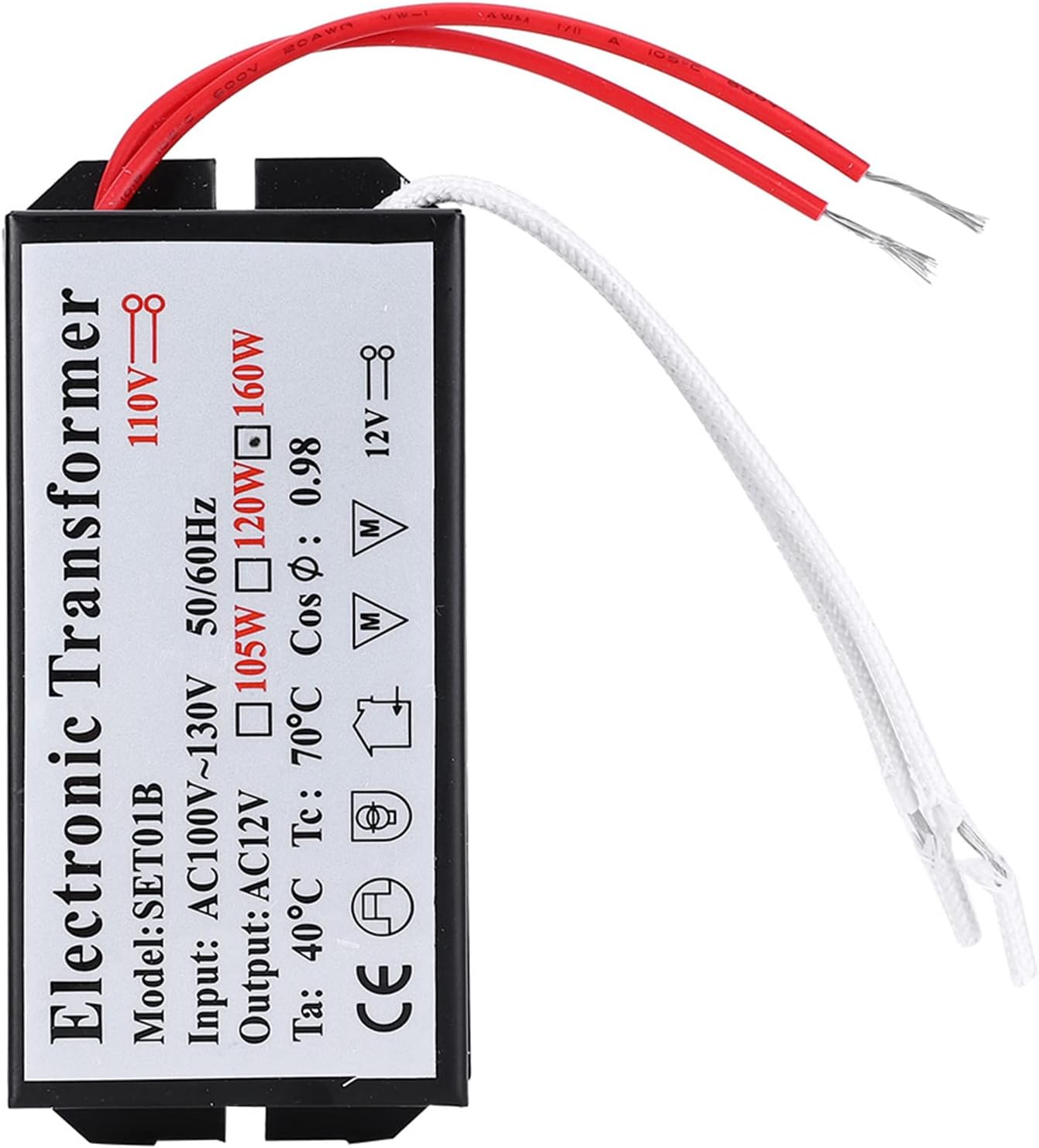 WAC Lighting EN-2460-R2 Electronic Class 2 Transformer 120V Input 24V ...