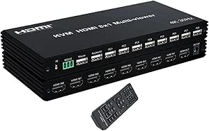 Amazon.com: U3IPKZ58 4K HDMI 8x1 KVM Multi-viewer Seamless Switch 8 CH ...